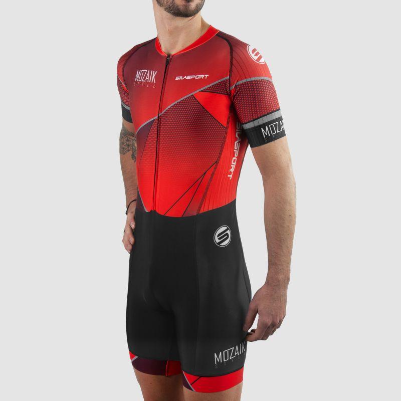 COMBINAISON ROLLER SILASPORT MOZAIK STYLE ROUGE 3179 | Montreal ...